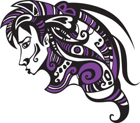 Native salmon Royalty Free Vector Image - VectorStock