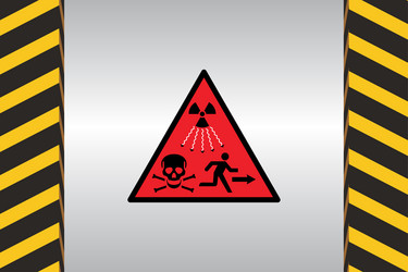 Warning hazard signs Royalty Free Vector Image