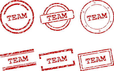 Team stamps Royalty Free Vector Image - VectorStock