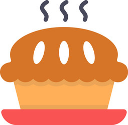 Hot pie Royalty Free Vector Image - VectorStock