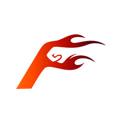 Fire spirit logo Royalty Free Vector Image - VectorStock