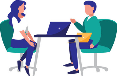 Group of people in the workplace Royalty Free Vector Image