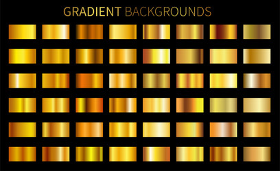 Gold gradient background icon texture metallic Vector Image