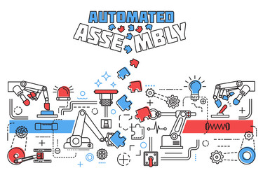 Robotics Process Automation Poster Vector Images (over 180)
