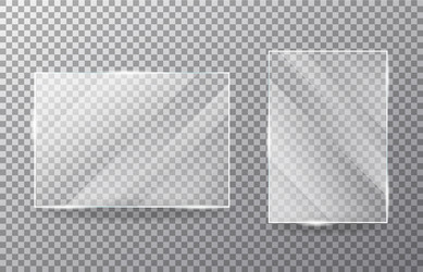 Glasses object on transparent background Vector Image