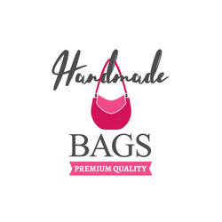 Handbag shop logo Royalty Free Vector Image - VectorStock