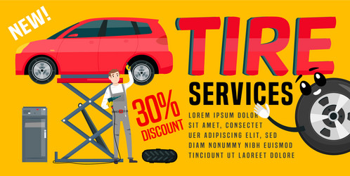 Tyre Banner Vector Images (over 1,400)