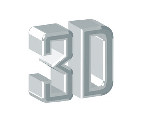 D icon design Royalty Free Vector Image - VectorStock