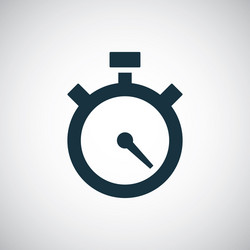 Timer icon symbol pictogram isolated Royalty Free Vector