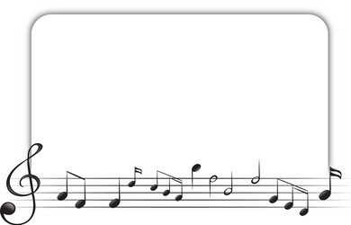 Music Notes Border Line