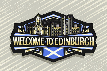 Logo for edinburgh Royalty Free Vector Image - VectorStock