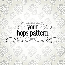 Hop pattern Royalty Free Vector Image - VectorStock