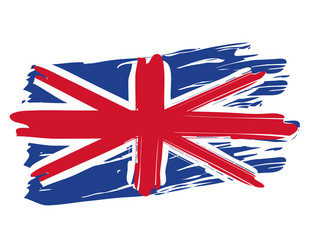 British flag frame Royalty Free Vector Image - VectorStock
