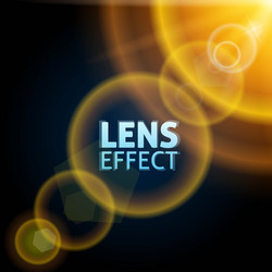 Realistic collimated light beam the effect Vector Image