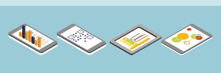 Business infographics element design with chart Vector Image