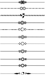 Floral Page Break Vector Images (over 140)