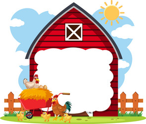 Border frame template with gardening theme Vector Image