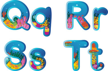 Cartoon capital letter n from monster alphabet Vector Image
