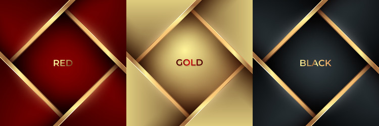 Red Gold Black Background