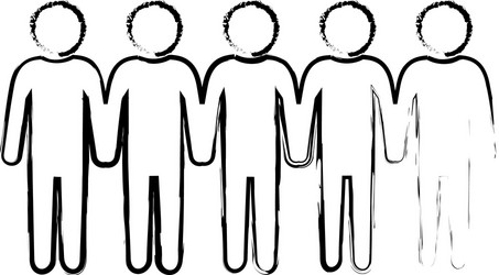 Pictograph people icon Royalty Free Vector Image