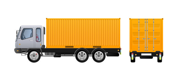 Small Box Trailer Vector Images (94)