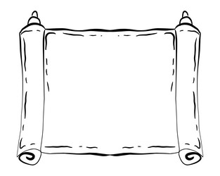 Classic text box template in black line color Vector Image