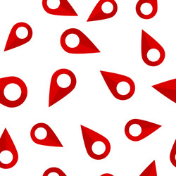 Car pointer icon positioning seamless pattern Vector Image