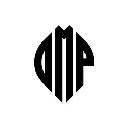 Dmp logo letter design Royalty Free Vector Image