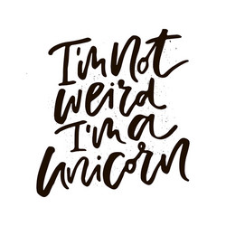 Life is short why not do it now word lettering Vector Image