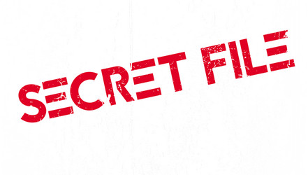 Secret file rubber stamp Royalty Free Vector Image