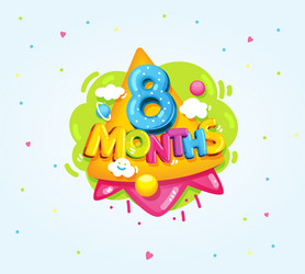 Eight Months Vector Images (over 440)