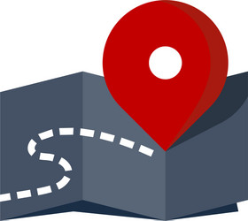 Globe point logo icon design Royalty Free Vector Image