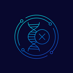 Non genetically modified non-gmo icon Royalty Free Vector