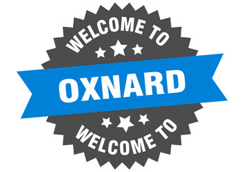 Welcome to oxnard stamp Royalty Free Vector Image