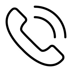 Phone ringing icon Royalty Free Vector Image - VectorStock
