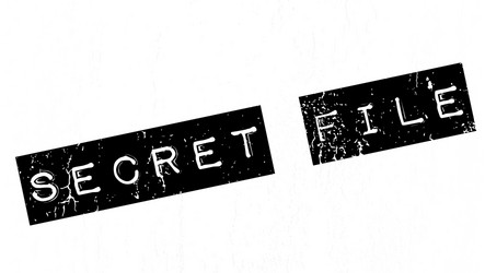 Secret file rubber stamp Royalty Free Vector Image