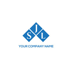 Sjl letter logo design on white background Vector Image