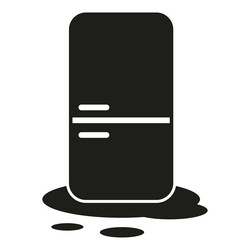 Broken fridge icon simple repair service Vector Image