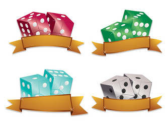 Gold Dice Vector Images (over 2,700)