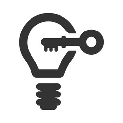 Key idea icon Royalty Free Vector Image - VectorStock