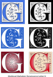 Renaissance Letters Vector Images (over 1,600)