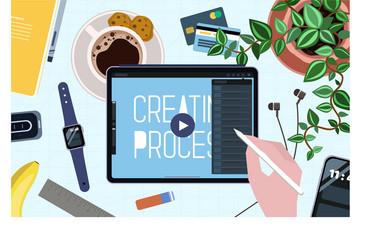 Computer Plan View Vector Images (over 1,200)