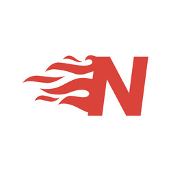 Letter N Fire Flame Logo Vector Images (over 150)