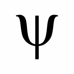 Psi greek letter Royalty Free Vector Image - VectorStock