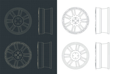 Wheel Blueprint Vector Images (over 2,900)