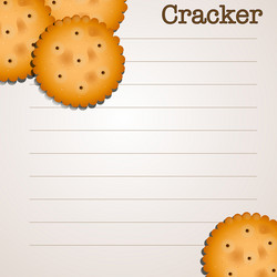 Border design with cupcake Royalty Free Vector Image