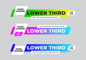 Colorful personalized name plates for kids Vector Image