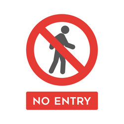 No entry man women sign Royalty Free Vector Image