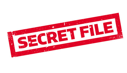 Secret file rubber stamp Royalty Free Vector Image