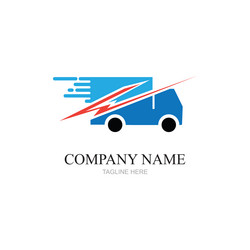 Delivery solution logo designdelivery service Vector Image